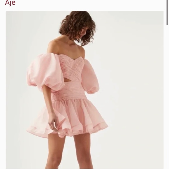 Aje | Dresses | Nwot Aja Pink Dress | Poshmark